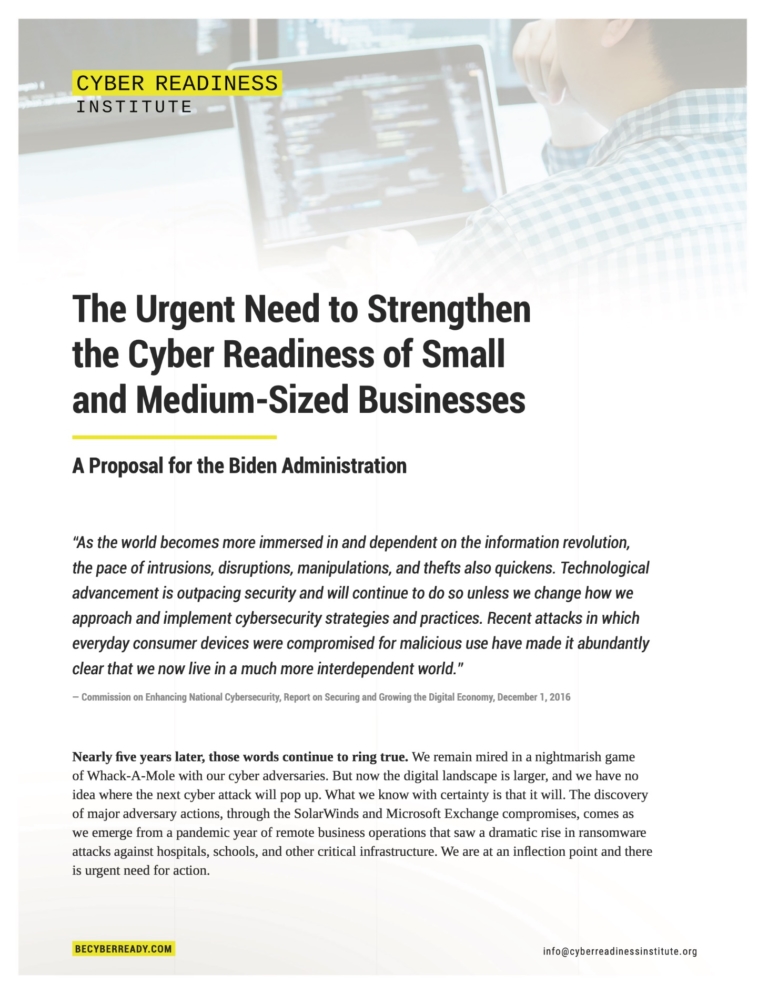 Cyber Readiness Resources - Cybersecurity Tools for SMBs