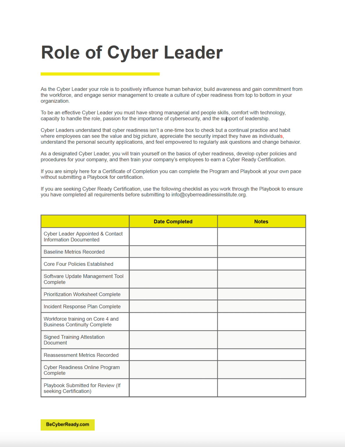 Cyber Readiness Institute: Free Cybersecurity Training for Businesses